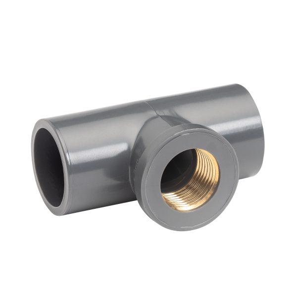 PVC Faucet Tee 20MM Brass – South Lanka